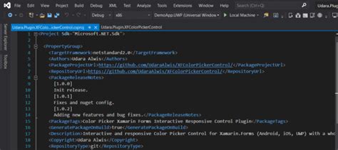 Publishing The Nuget Of My Color Picker Control For Xamarinforms