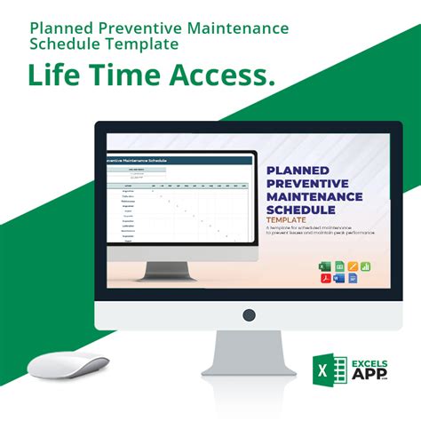Week Preventive Maintenance Schedule Template