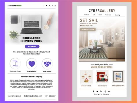 Editable Responsive Mailchimp Html Templates Design And Development