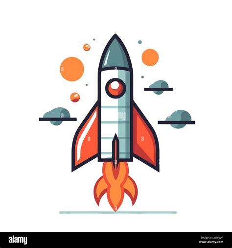 Rocket Icon Space Rocket Launch Spaceship Image Vector Illustration Stock Vector Image And Art