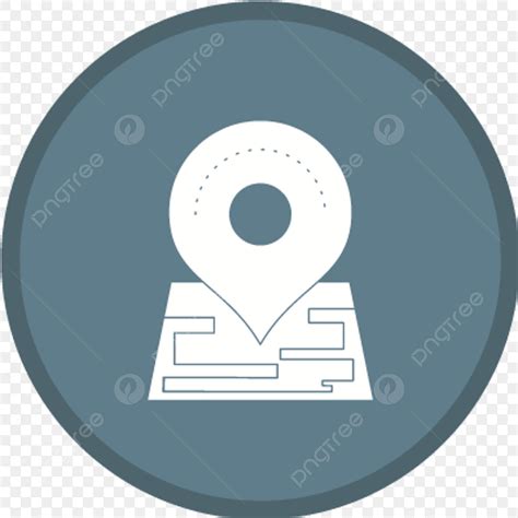 Ubicación En Mapas Glifo Round Circle Multi Color De Bg Png Ubicacion