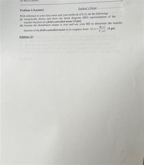 solved problem 1 [4 points] with reference to your class