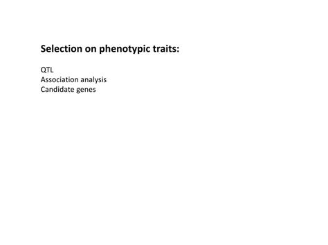 Ppt Detecting Selection Using Genome Scans Powerpoint Presentation