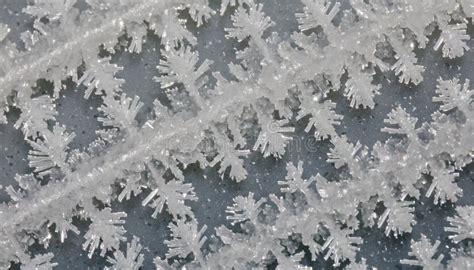 Amazing And Snowflake Like Crystal Texture For Background Stock