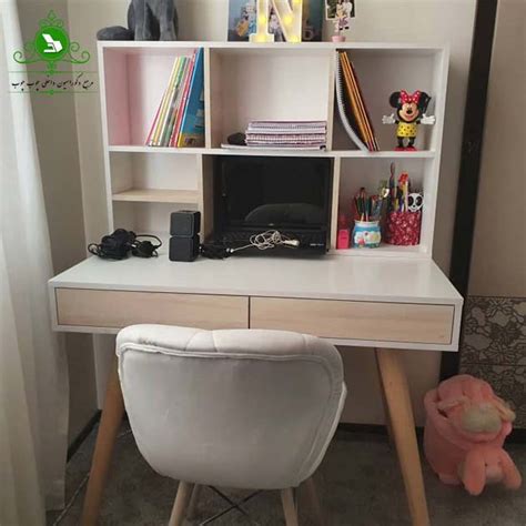 میز تحریر مدل کلاسیک شلف دار دو طبقه فروشگاه اینترنتی چوب چوب