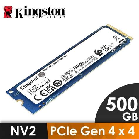金士頓 Kingston Nv2 500gb Gen4 Pcie Ssd 固態硬碟 Snv2s 500g Pchome 24h購物