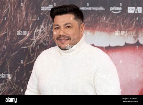 Oscar Reyes Attends Aida Y Vuelta Photocall At Espacio Movistar Stock