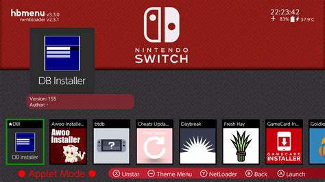 SXOS HBmenu Theme GBAtemp Net The Independent Video Game Community