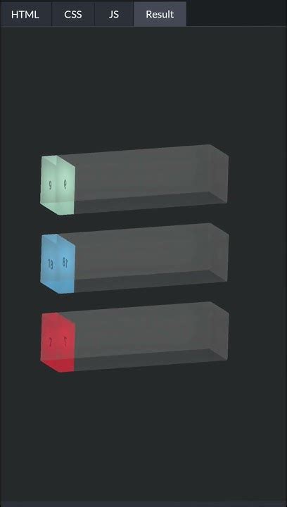 3d Animation Progressbar 🔥🔥 Html5 And Css3 Viral Coding Webdesign
