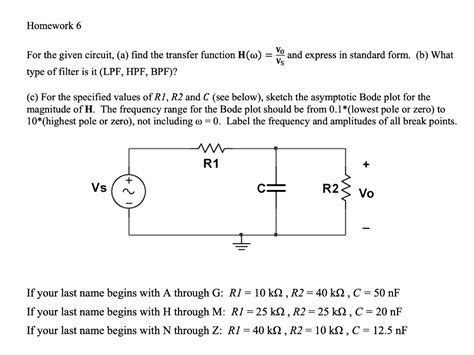 solved homework 6 vo for the given circuit a find the