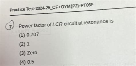 Practice Test CF OYM P PT F Power StudyX