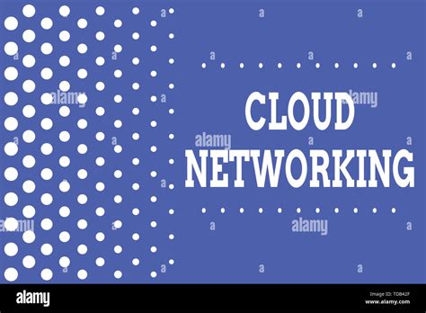 Handwriting Text Writing Cloud Networking Conceptual Photo Is Term