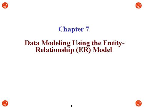 chapter 7 data modeling using the entity relationship