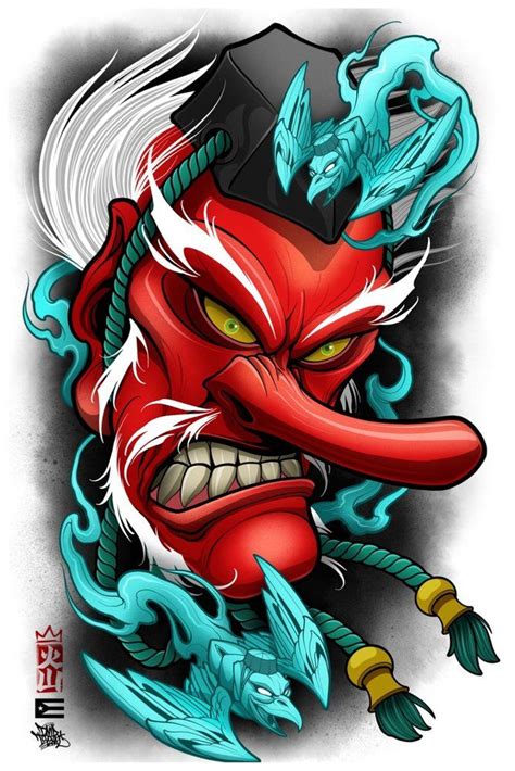 Image Of Daitengu Tengu Tattoo Japanese Tattoo Art Japan Tattoo Design
