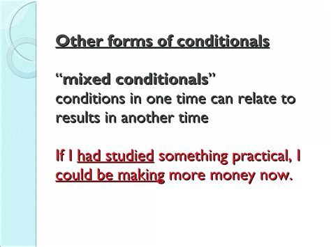 Conditionals Ppt