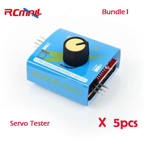 5 Stk Rcmall 3ch Digital Multi Servo Tester Ecs Rc Grandado