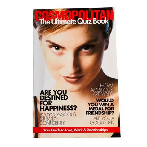 Cosmopolitan The Ultimate Quiz Book Pb Book 2000 Guide To Love Work Relationship Eur 15 24