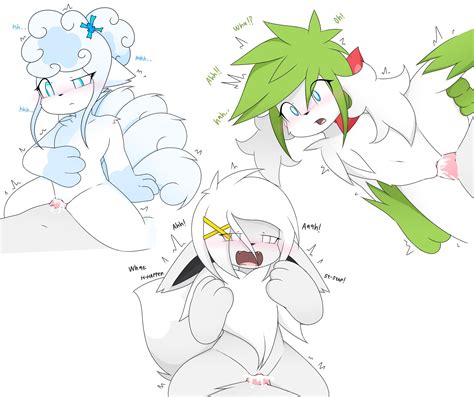 Rule 34 Alolan Vulpix Anthro Blue Eyes Blush Creampie Cum Eevee