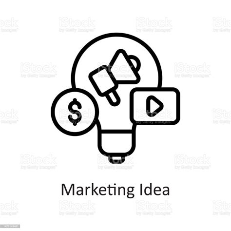 소셜 마케팅 개요 벡터 아이콘 디자인 일러스트 레이 션을 흰색 배경에 표시합니다 Eps 10 파일 0명에 대한 스톡 벡터 아트 및 기타 이미지 Istock