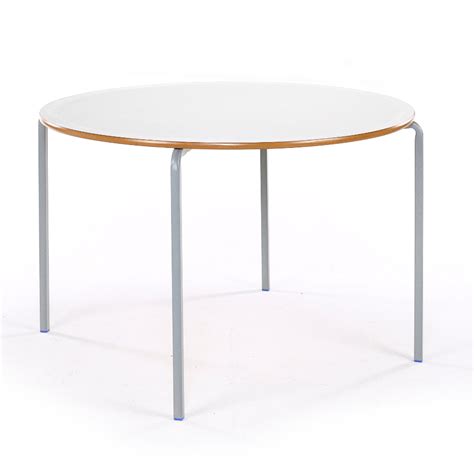 Circular Classroom Tables Crush Bent Stacking Frame Maple Leaf Circular Classroom Tables Crush Bent Stacking Frame Maple Leaf