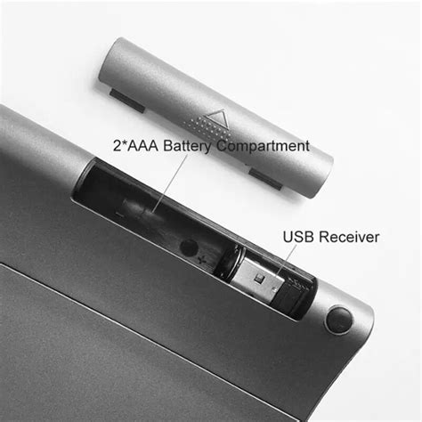 Wireless Keyboard With Touchpad Wisfox 2 4g Slim Grandado