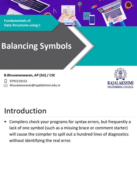 Balancing Symbols Pdf Bracket Notation