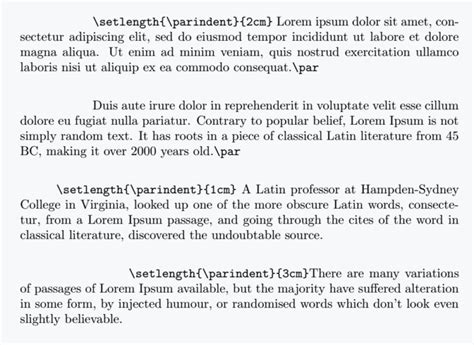 How To Add And Remove Indentation Of Paragraph In LaTeX