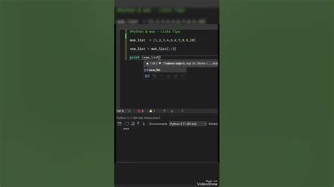 List In Reverse Order In Python Python Pythoncode Pythontutorial Youtube
