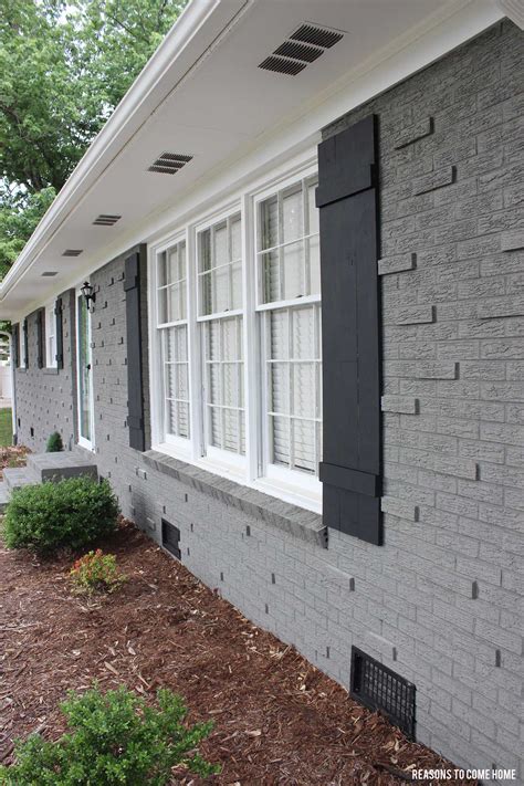 25 Inspiring Exterior House Paint Color Ideas Exterior Painted Brick