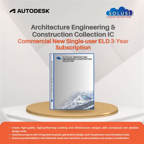 Harga Jual Lisensi Autodesk Architecture Engineering And Construction