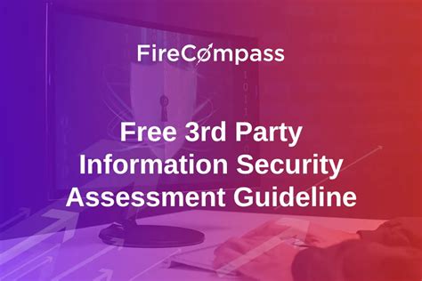 Free 3rd Party Information Security Assessment Guideline