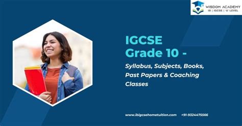 Igcse Grade 10 Syllabus Subjects Books Papers And Coaching