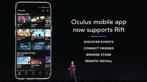 Oculus Mobile App Will Now Let Users Remote Install PC Games TechCrunch