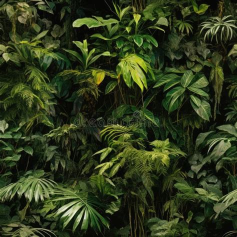 Seamless Texture Tropical Jungle Stock Image Image Of Green Leaf