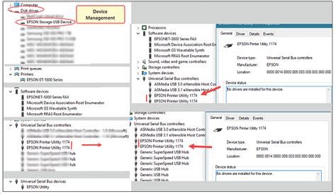 Epson Printer Showing Up In Device Manament Disk Drives Windows 10