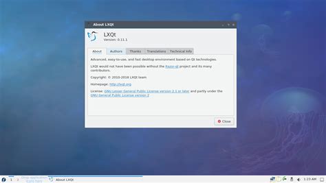 Fedora LXQt Spin Screenshots