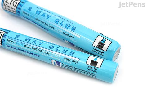 kuretake zig 2 way glue pen chisel