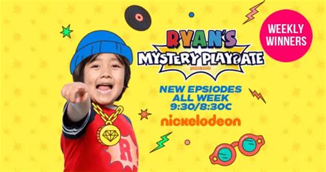 Nickelodeon Ryans Mystery Playdate Season 3 Sweepstakes Weekly Winners