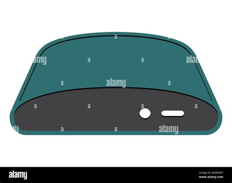 Tv Box Or Digital Media Player Setup Box Flat Color Icon For Apps And Websites Stock Vector