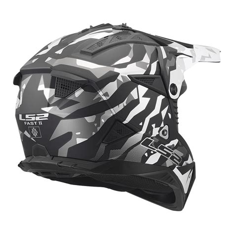Ls2 Mx708 Fast 2 Grotesk Helmet Grey Matt Motostorm En
