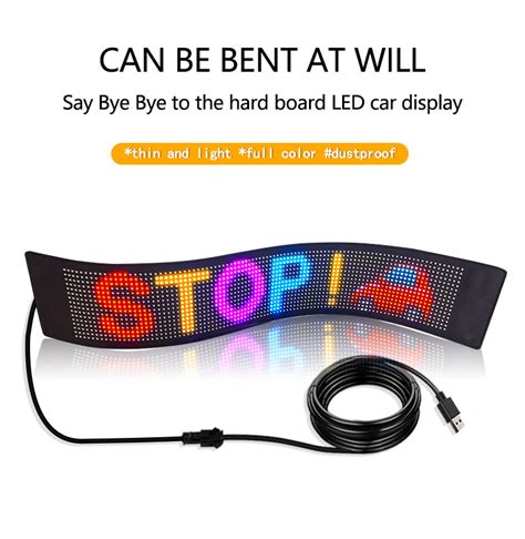 FLEXIBLE LED DISPLAY
