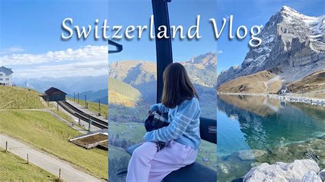 🇨🇭꿈같은 스위스 신혼여행 Vlog 날씨가 다한 리기산 융프라우 하이킹 코스 추천 인터라켄 아레강 산책 가을의 베른 장미공원🌹 🍁 Youtube