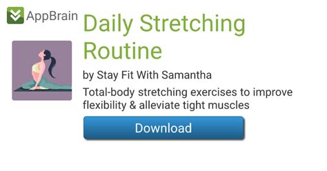 Daily Stretching Routine For Android Free App Download