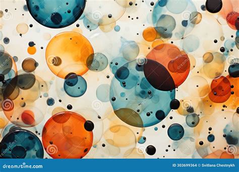 Randomly Spaced Tiny Spots Dots Pattern Abstract Natural Background