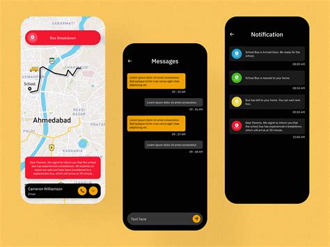Bus Tracking Application On Behance