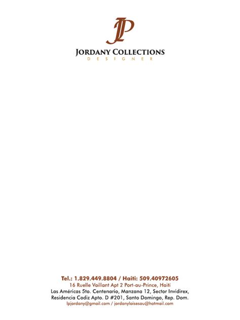 Jordany Hoja Timbrada Pdf