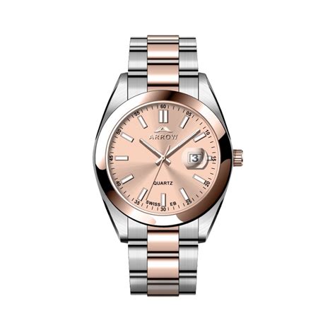 Arrow Mens Analog Display With Date Stainless Steel Strap 5903
