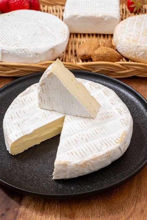 French Soft Cheeses Collection Creamy Cow S Milk Cheese Brie With