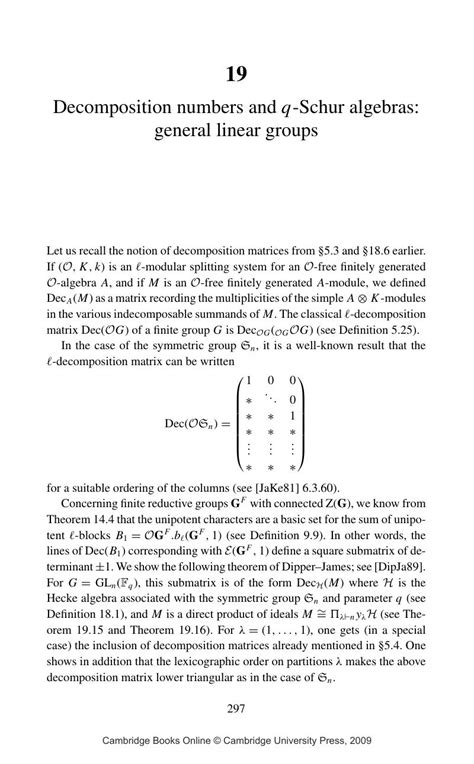 decomposition numbers and q schur algebras general linear groups