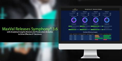 Maxval Releases Symphony® 36 With Analytical Insights Module And Prosecution Analytics To Drive